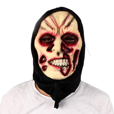 China Ce Verklaarde 28*40cm Halloween Enge Maskers, Latexmasker Creatieve Interesseren het Met een kap Te koop