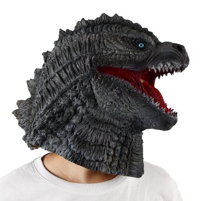 Cina Maschere animali del lattice del mostro gigante di Godzilla, maschere del partito di immaginazione 20*33cm in vendita