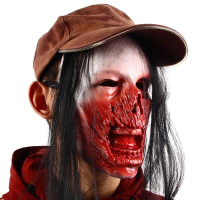 China Het unisex- hoogst Gesimuleerde Zombielatex maskeert Eng Volwassen Gebruik Te koop