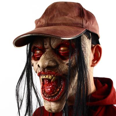 China Het enge Bloedige Latexkostuum maskeert Unisex- Realistisch voor Halloween Te koop