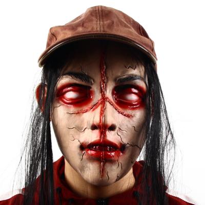 China Van de Steunhalloween van vermommingscarnaval de Enge Maskers met Lange Haar en Hoed Te koop