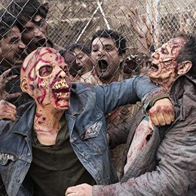 China O látex ensanguentado do zombi dos suportes mascara assustador assustador para o partido do traje à venda