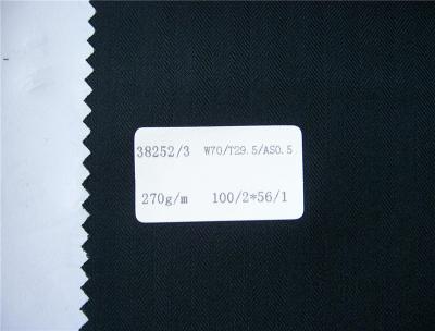 China Excelled Herringbone Pinstriped Vigin Wool Suiting Fabric for sale