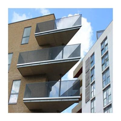 China Stainless steel u base deck glass panels price aluminium railing for balcony Te koop