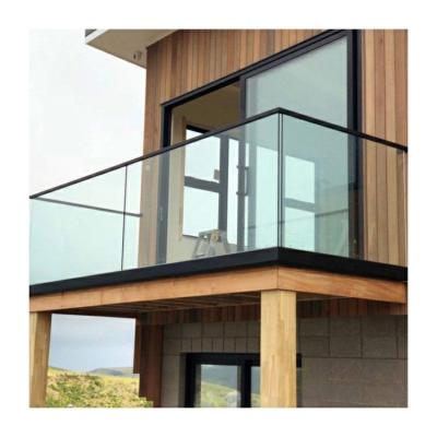 China U channel for fence glass wedge system tempered glass balcony Te koop