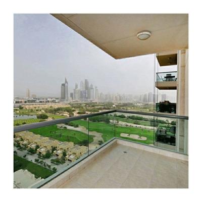 China U base for glass baluster panels fiberglass balcony railings Te koop
