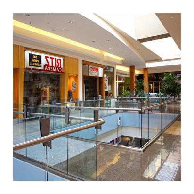 China Polished aluminium channel all glass railing wire patio railing Te koop