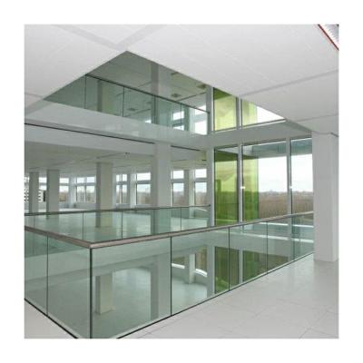 Cina Aluminium u base uk led glass railings for concrete patio in vendita