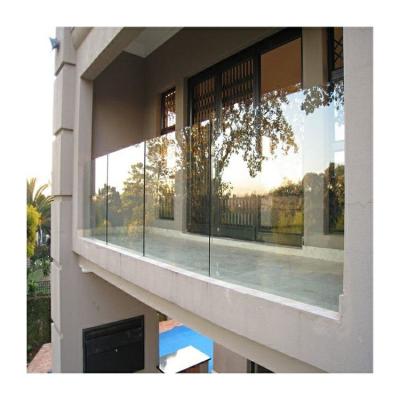 中国 Fence u channel glass patch fittings australia glass handrails for balcony 販売のため