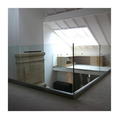 Cina Aluminium channel for 10mm glass exterior glass railing glass patio fence in vendita