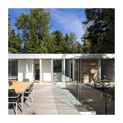 Cina Grey 18mm aluminium u base glass railing systems prices in vendita
