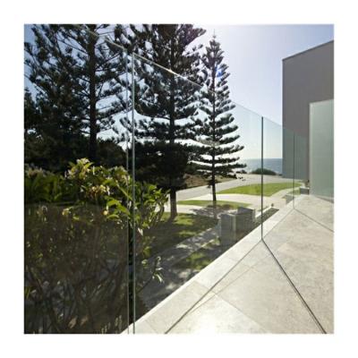 Cina Pvb laminated u channel glass fencing exterior glass guardrail systems in vendita