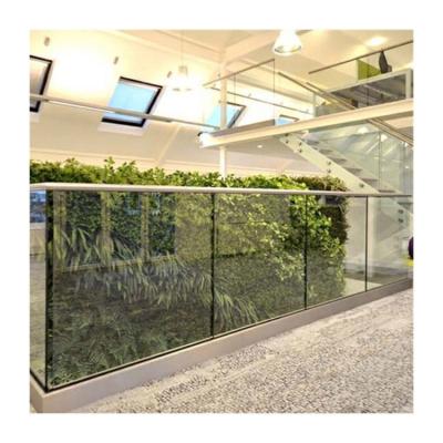 Cina Aluminium u channel for glass balustrade glass stair railing hardware handrail for patio steps in vendita