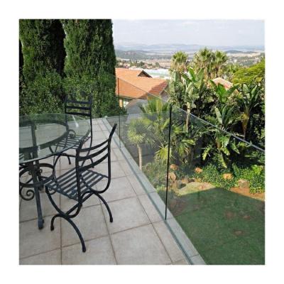 中国 AS stainless u channel laminated glass railing 販売のため