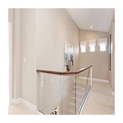 Cina Polished aluminium u channel how to install glass railing iron patio railing in vendita