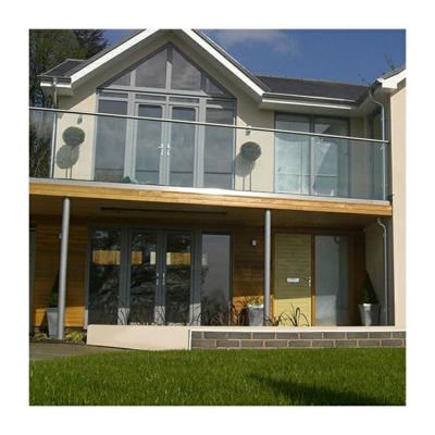 Cina U channel fence glass brackets suppliers inside balcony railing in vendita