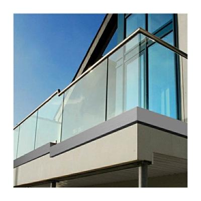China Alum u channel glass balustrade suppliers uk balcony baluster à venda