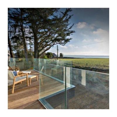 China Aluminium shoe base for glass balustrade spigot spacing metal terrace railings à venda