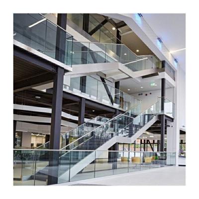 Китай Aluminium channel for glass balustrade glass fence fittings black outdoor stair railing продается