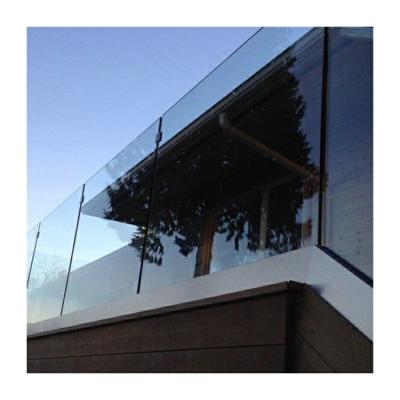 Китай 10mm aluminium shoe base glass balustrade thickness glass railing for terrace продается