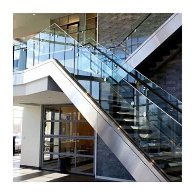 Китай 8mm aluminium u channel interior glass handrails building handrails for deck stairs продается
