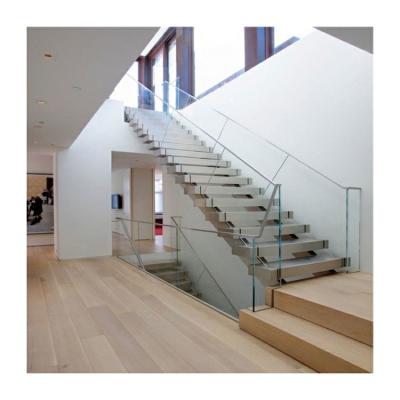 Cina 8mm aluminium u channel interior glass handrails building handrails for deck stairs in vendita
