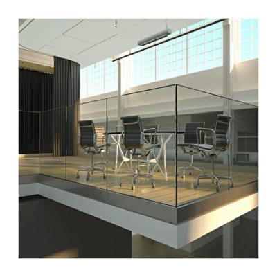 China Stainless u base glass balustrade hardware terrace fencing Te koop