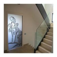 China Shoe base railing frameless glass railing thickness composite stair railing for sale
