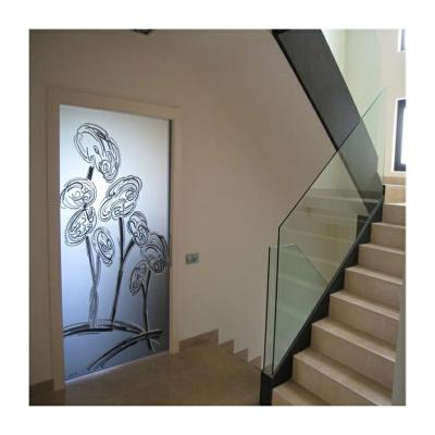 Cina Shoe base railing frameless glass railing thickness composite stair railing in vendita