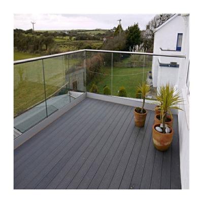 China U base for fence frameless glass clamp railing system stainless railings for terrace à venda