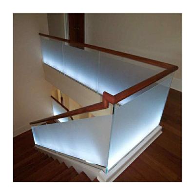 Cina U Channel Profile Tempered glass balustrade price per metre for Balcony in vendita