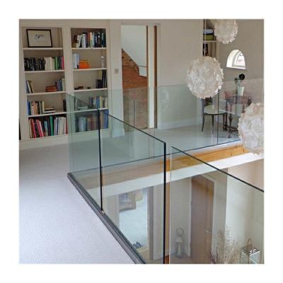 Cina Custom Frameless U Channel Glass Balustrade / Railing with Toughened Glass Panel in vendita