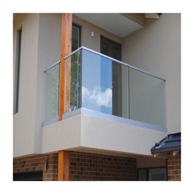 中国 Small area aluminium profile for glass railing with base cladding 販売のため