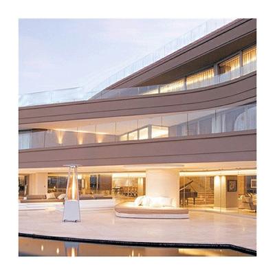 中国 Small area aluminium profile for glass railing with base cladding 販売のため