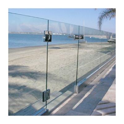 中国 Small area aluminium profile for glass railing with base cladding 販売のため