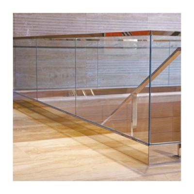 中国 Small area aluminium profile for glass railing with base cladding 販売のため