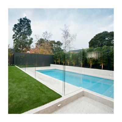 Cina Frameless Tempered Glass Railing with Embedded Aluminum U Base Channel for Balcony in vendita