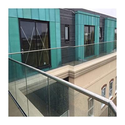 Cina Home U Channel Glass Railing Aluminium Glazing Stainless Steel Cover Balustrade Kit in vendita