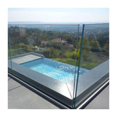 China Aluminum U channel base railing deck rails balustrade & handrails Te koop