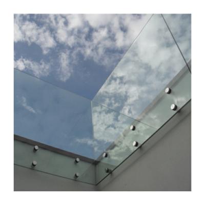 中国 Float glass table standoffs roof standoff parapet railing 販売のため