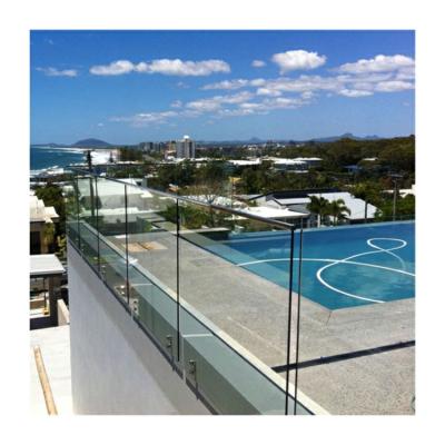 Cina Float glass table standoffs roof standoff parapet railing in vendita