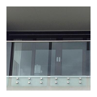 中国 Nigeria standoff mirror mounts glass and steel railing for balcony standoff 販売のため