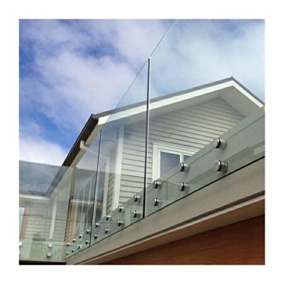 中国 Antilip glass signs with standoffs deck standoff railing sections 販売のため