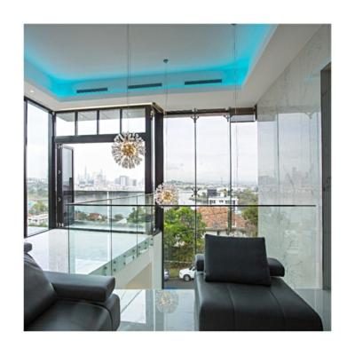 Cina SGCC steel glass stand railings for concrete patio standoff in vendita