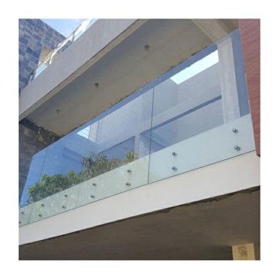 China Signature dish chrome standoffs glass fittings second floor balcony standoff railing à venda