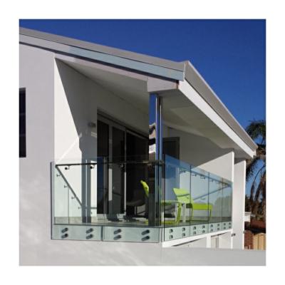 Cina High quality stainless standoffs balcony standoff railing with glass in vendita