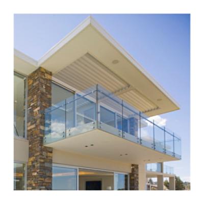Cina Botswana standoff glass railing system patio standoff banister rails in vendita