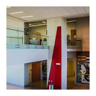 Cina South Sudan free standing glass railing glass balcony standoff handrail in vendita