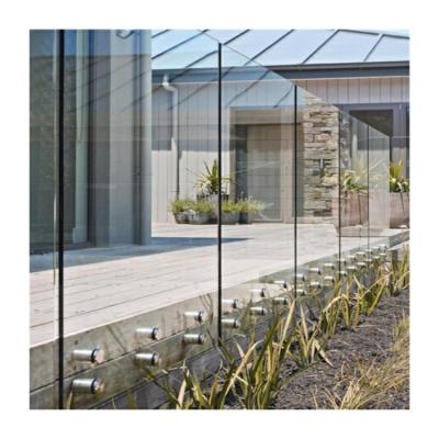 Cina Botswana glass standoff hardware stair and balcony standoff railings in vendita