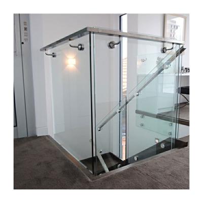 Cina French Polynesia square standoffs glass for patio standoff railing in vendita
